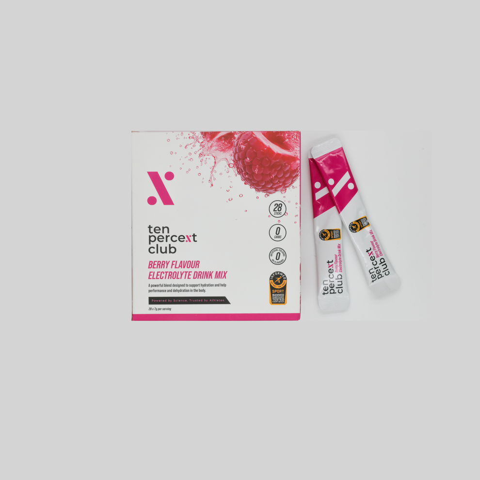 Mixed Berry Electrolyte Drink Mix Sachets (28no) – Ten Percent Club