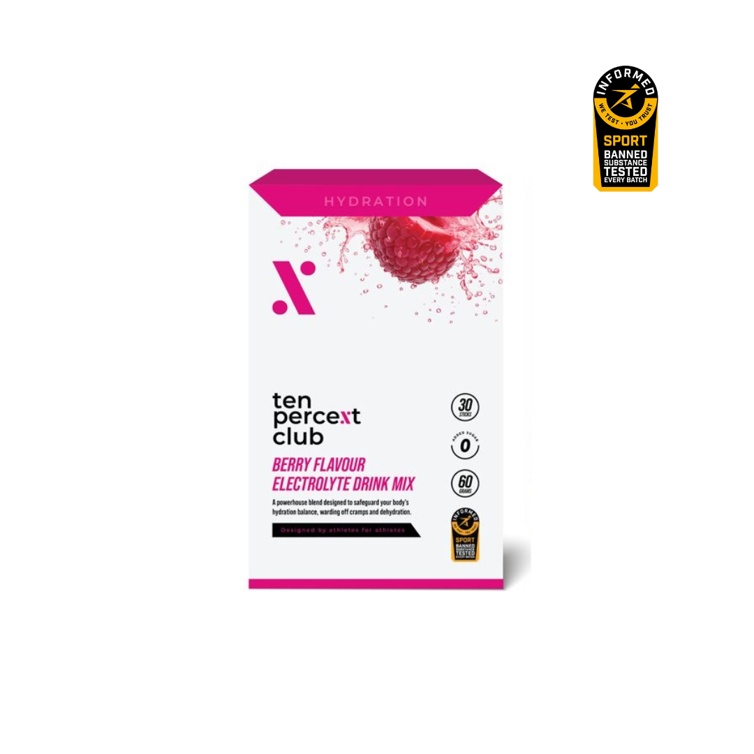 Mixed Berry Electrolyte Drink Mix Sachets (28no) – Ten Percent Club
